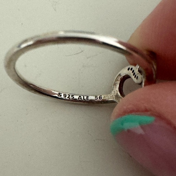 Pandora | Jewelry | Pandora Open Heart Ring | Poshmark